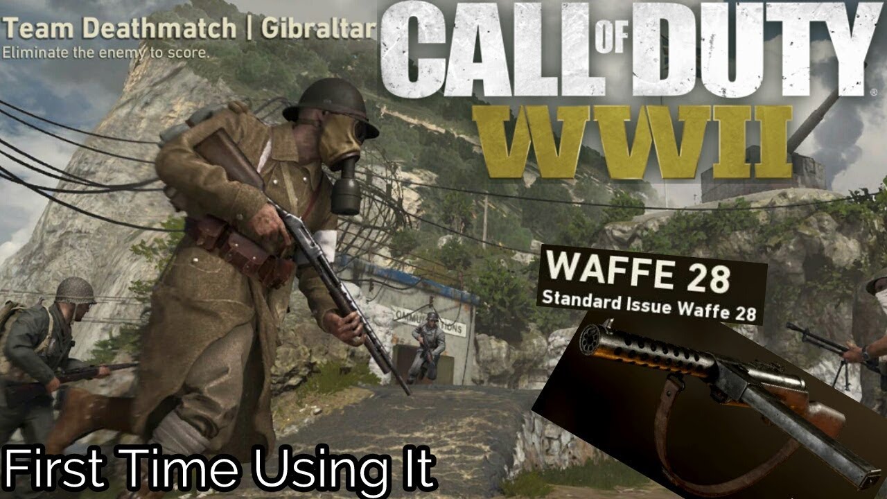 Call Of Duty: World War II Waffe 28 Gameplay - YouTube