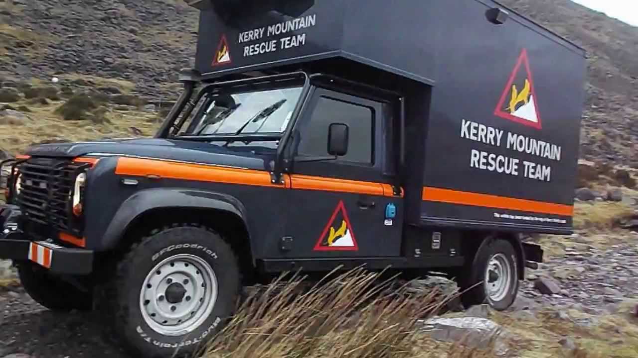 Kerry Mountain Rescue Base Vehicle In Hag's Glen - YouTube