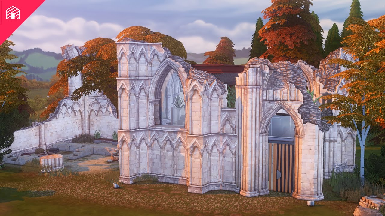 Mini Modern Ruin | The Sims 4: Speed Build - YouTube