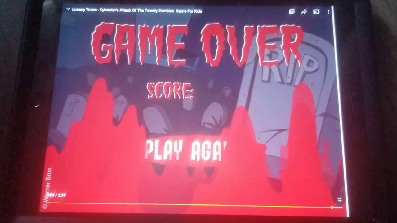 Attack of the tweety zombies game over - YouTube