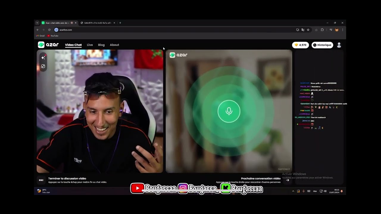 Bougassa live azar مطلعها على بنادم فأزار - YouTube