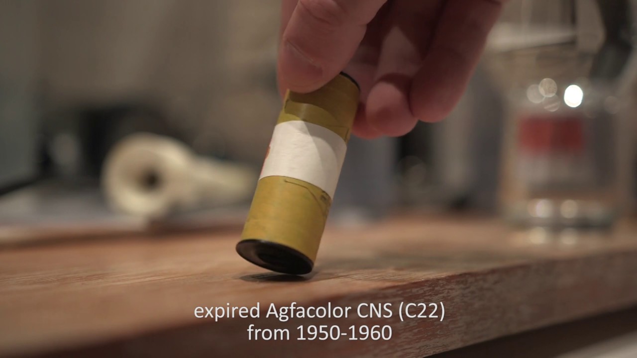 Agfacolor CNS (C22) film developed in C41 chemistry - YouTube