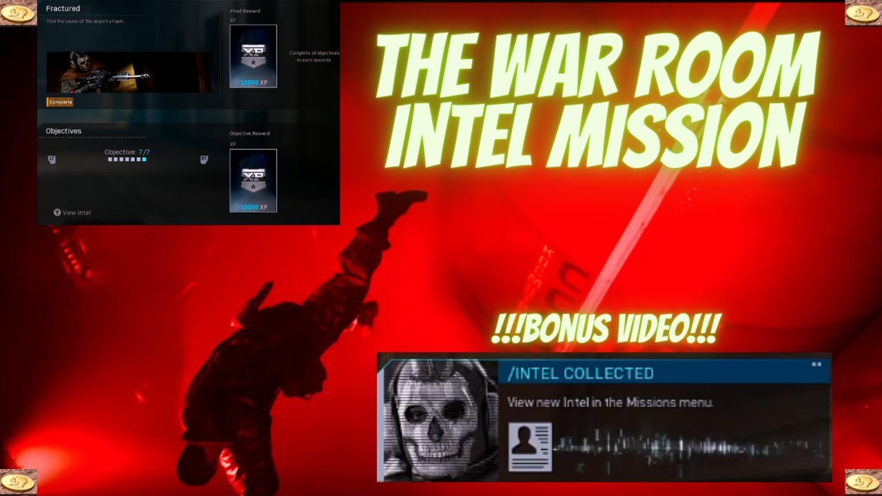 COD Warzone The War Room Intel Mission - YouTube