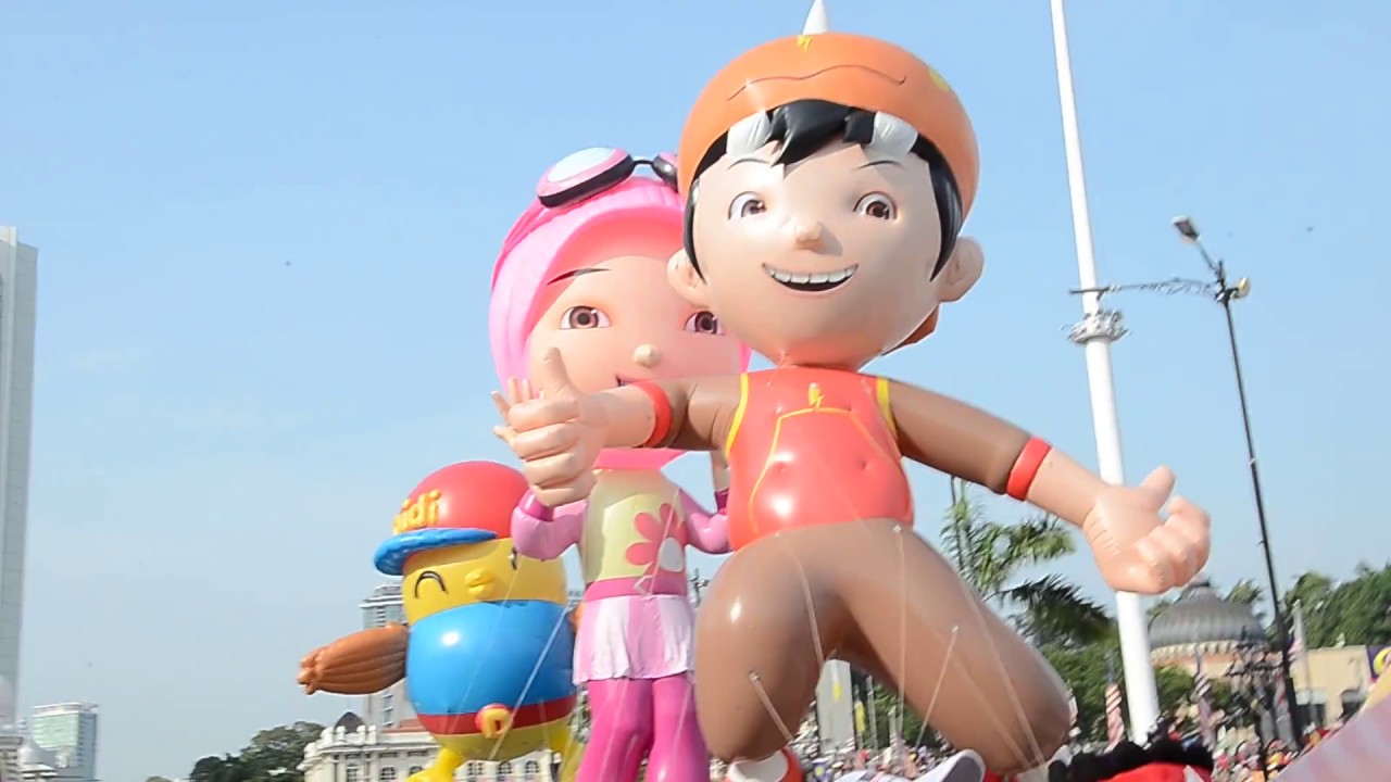BoBoiBoy perarakan Merdeka 31 Ogos 2016 - YouTube