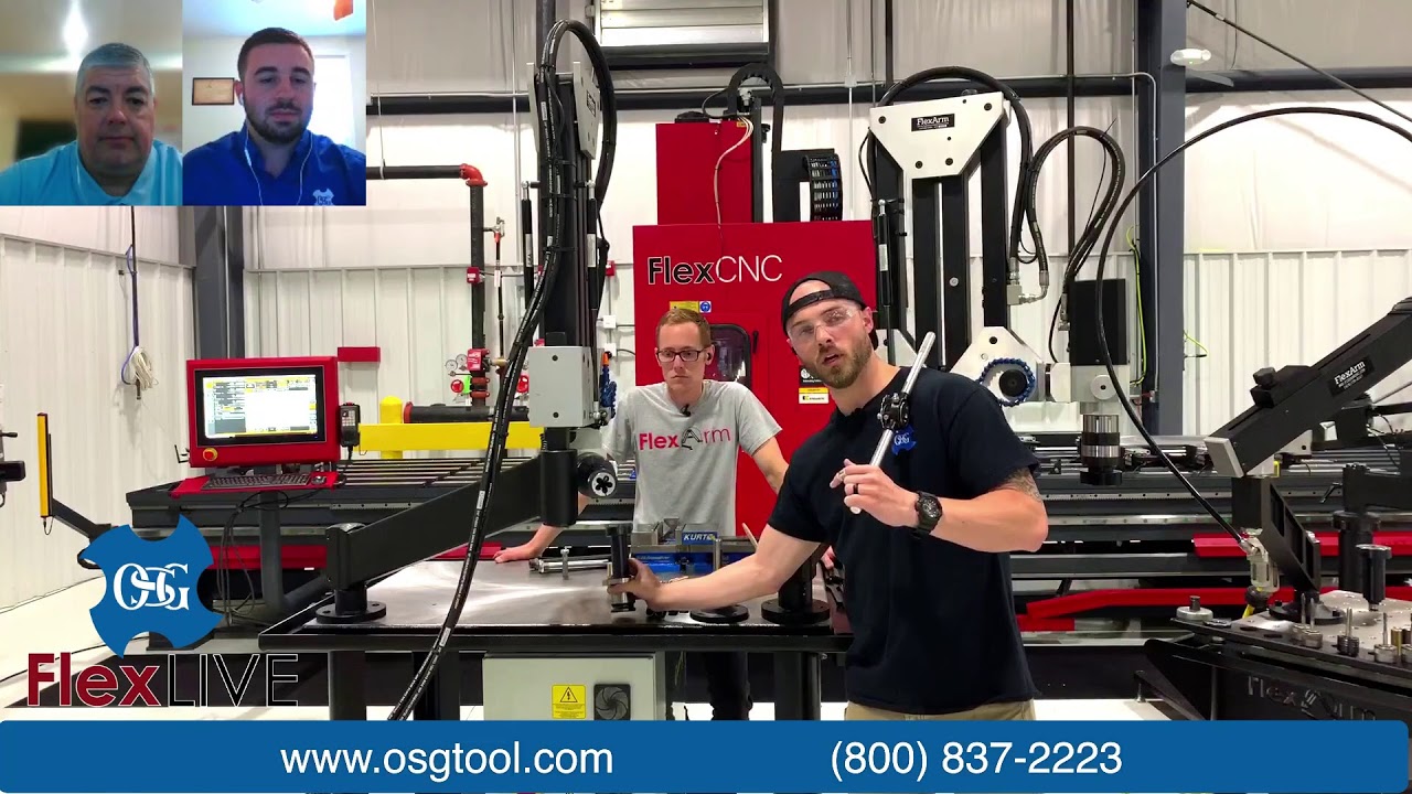 How to run external threads with a die on FlexArm using OSG Dies - LIVE ...