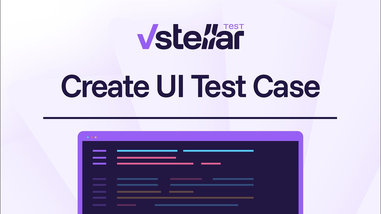 How To Create Ui Test Case - YouTube