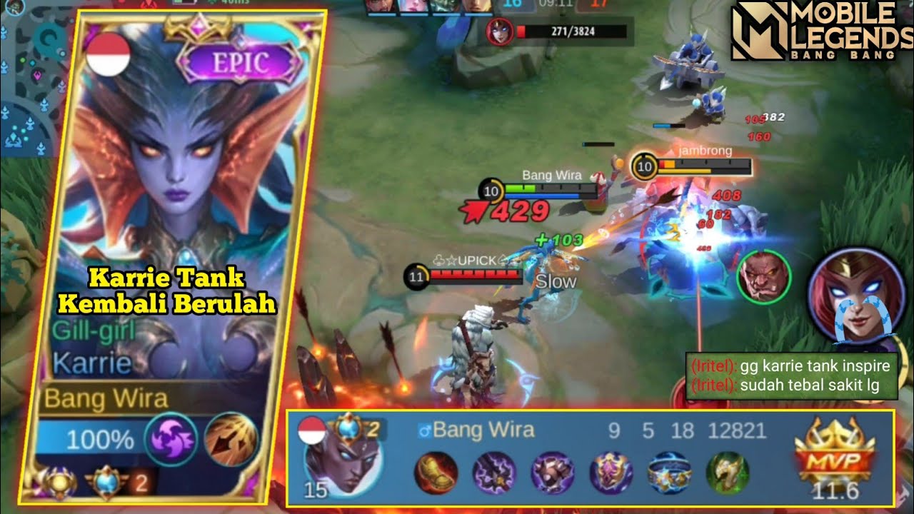 KARRIE TANK ADALAH MARKSMAN TERKUAT KETIKA MENGHADAPI DI META GB ...
