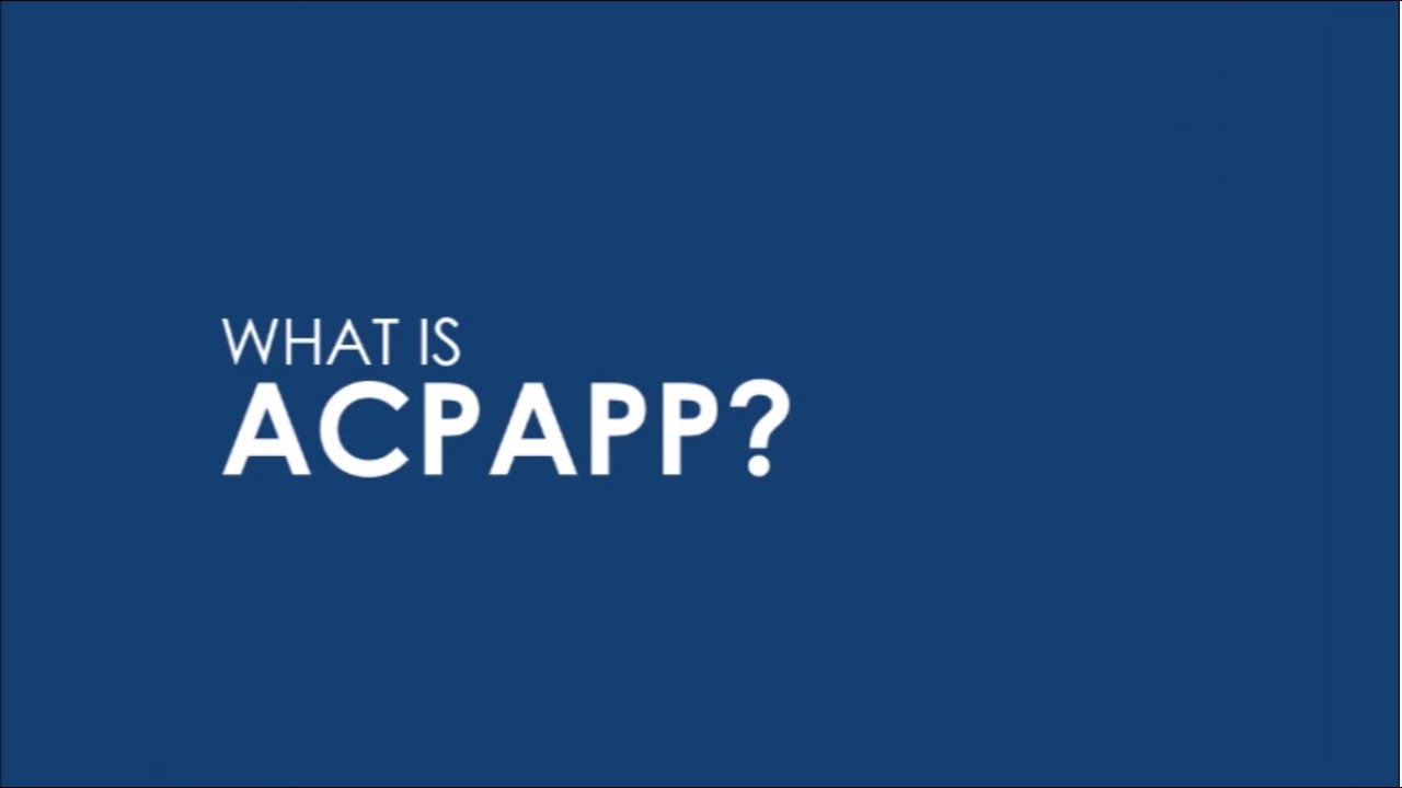 ACPAPP AVP - YouTube