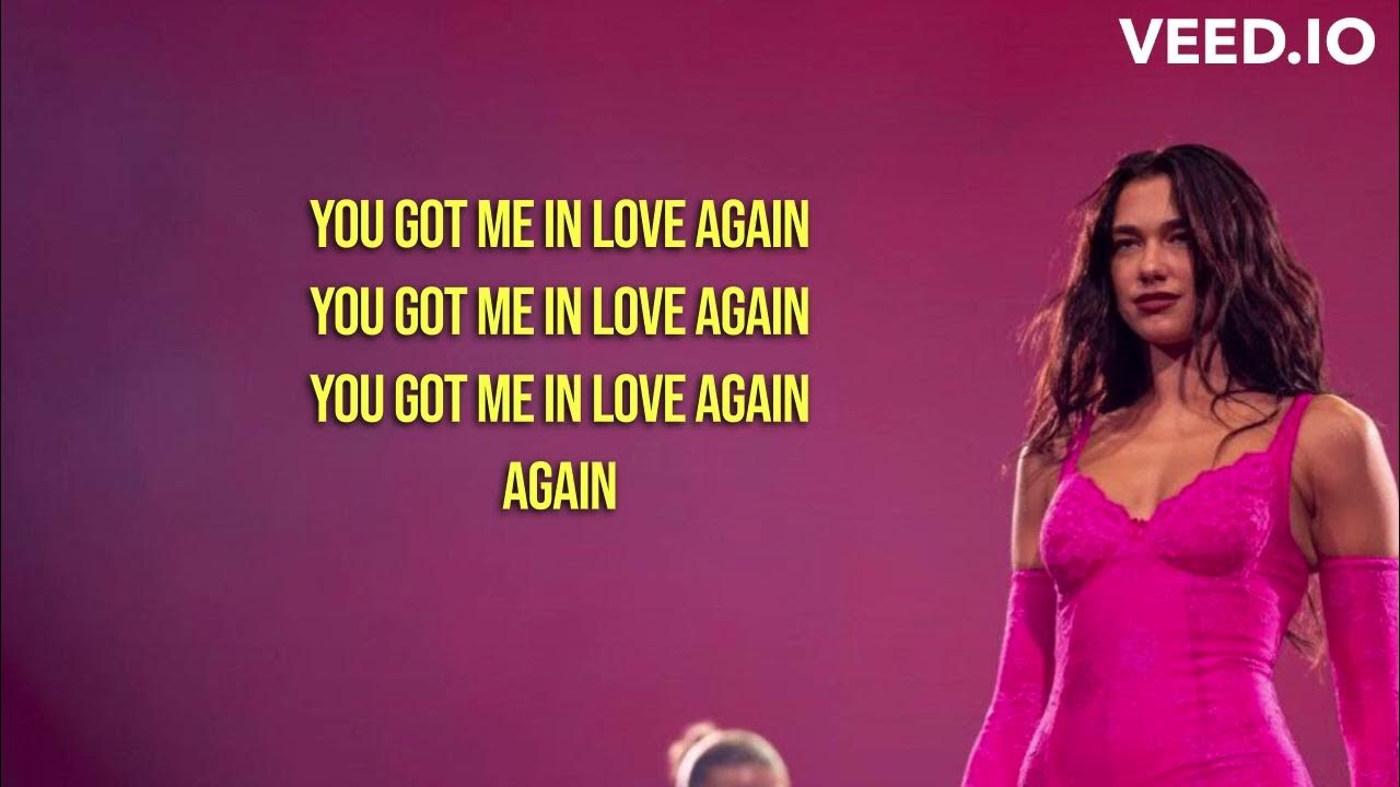 Dua Lipa Love Again Original Song Lyrics Youtube