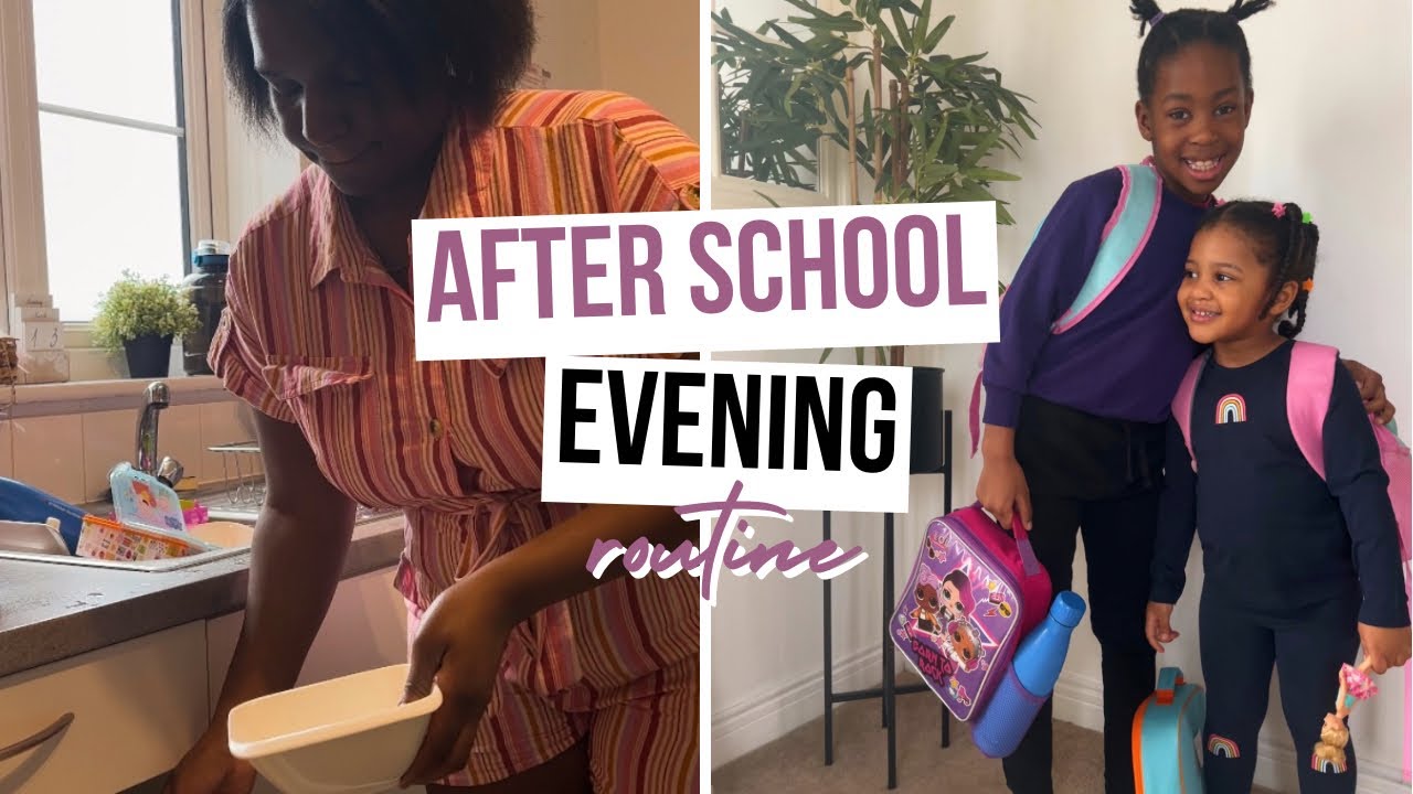 EVENING ROUTINE AFTER SCHOOL WITH KIDS | DINNER + READING & MORE ...