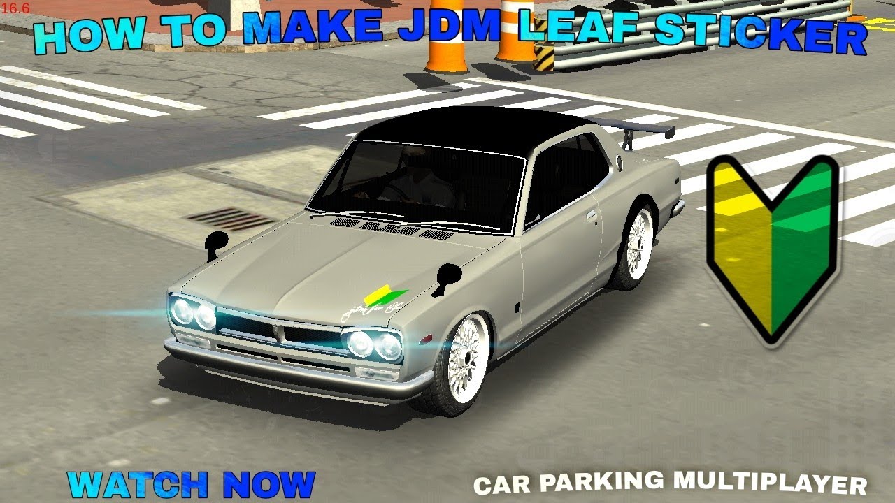 How To Make Jdm Leaf Sticker Tutorial|Car Parking Multiplayer|Kiyoshi ...