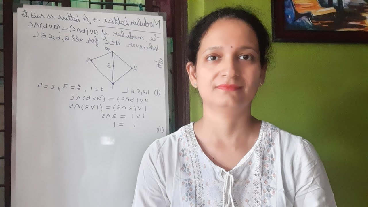 (L-20)Modular lattice & Complete lattice with examples (MCA 1st sem ...