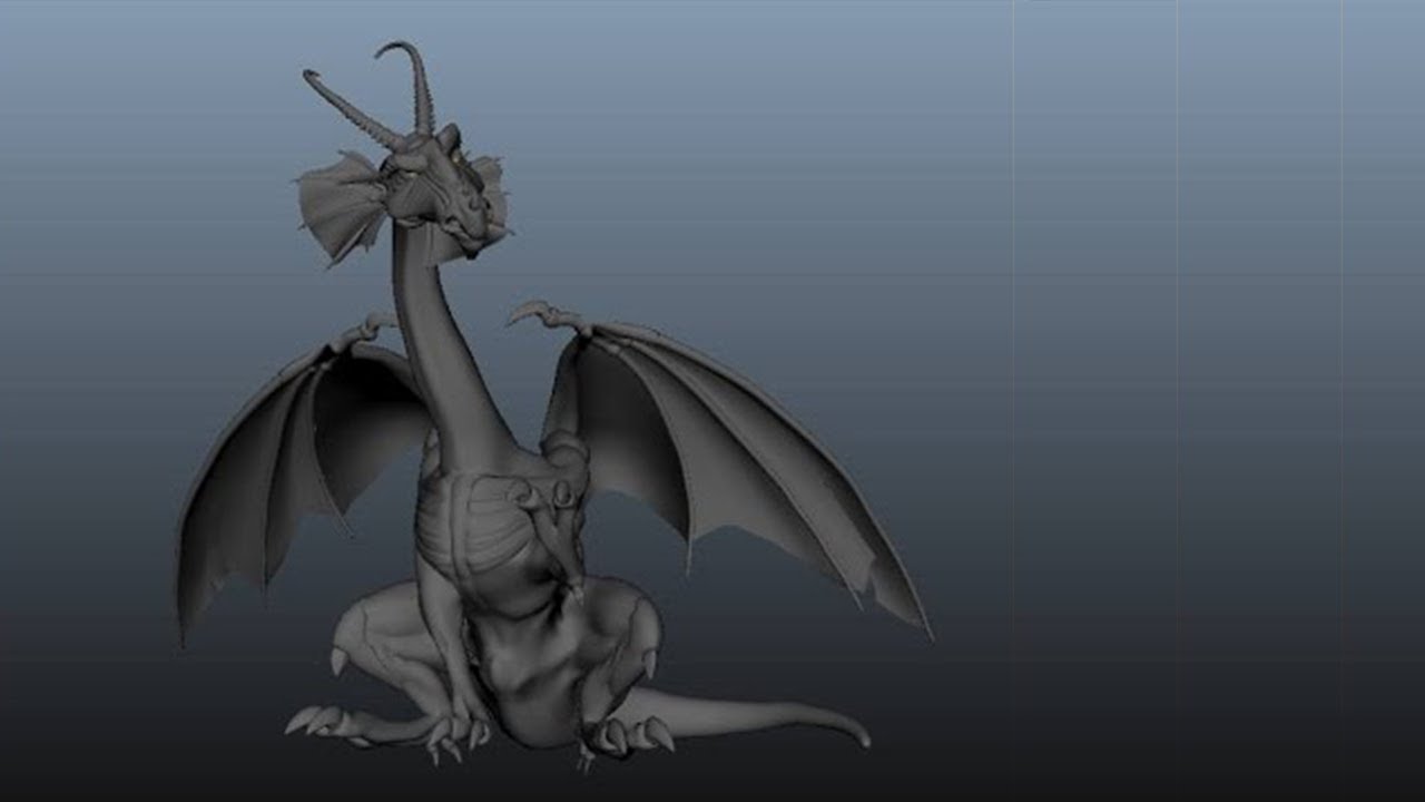 FREE DOWNLOAD RIG AND TEXTURE - DRAGON - YouTube