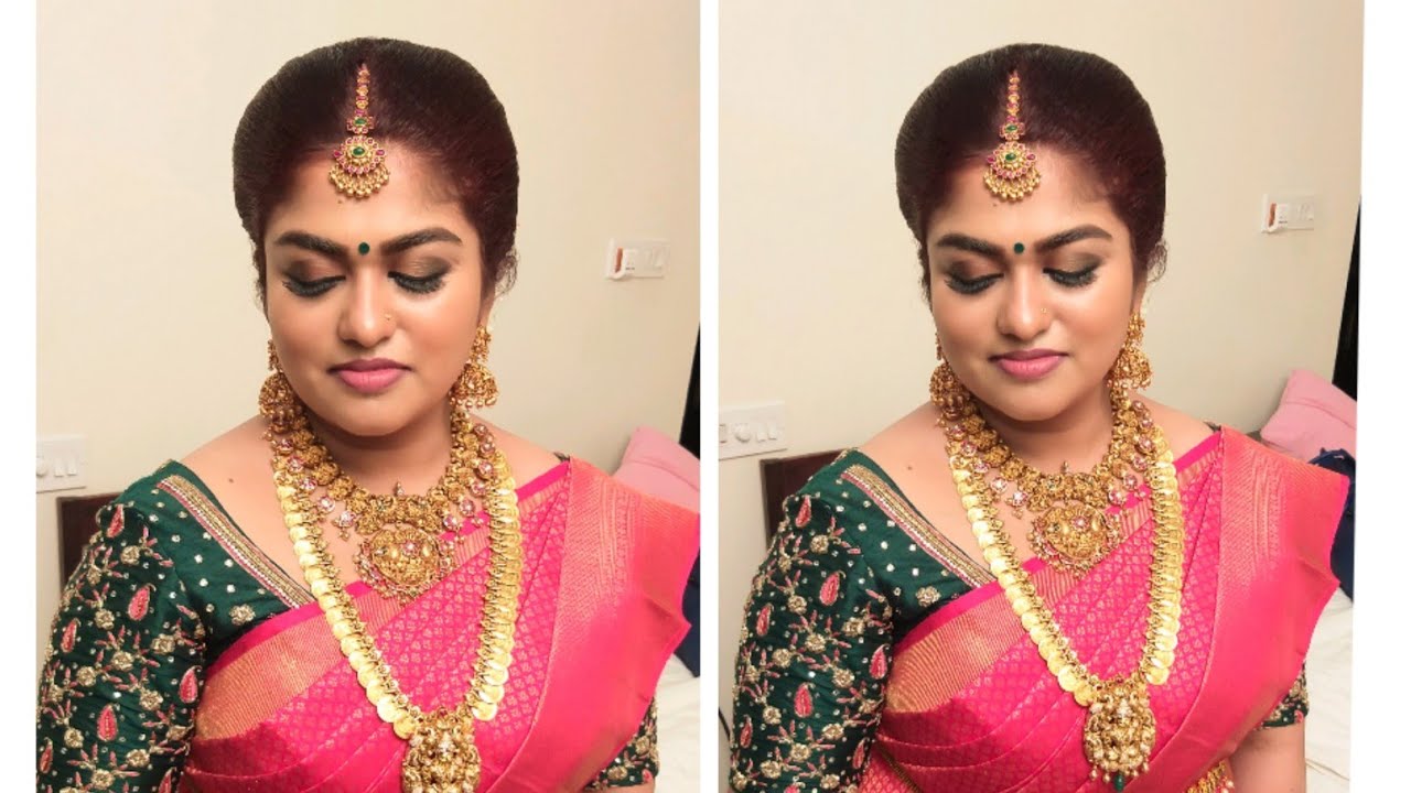 Very simple wedding make-up celebrity makeup artist seemavineeth - YouTube