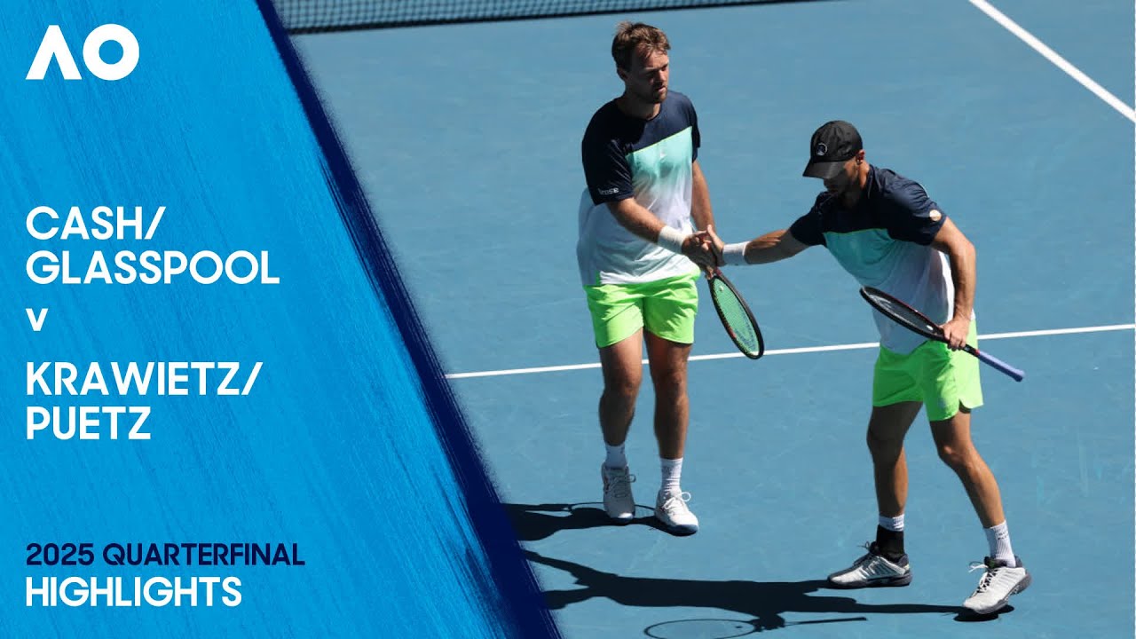 Cash/Glasspool v Krawietz/Puetz Highlights | Australian Open 2025 ...