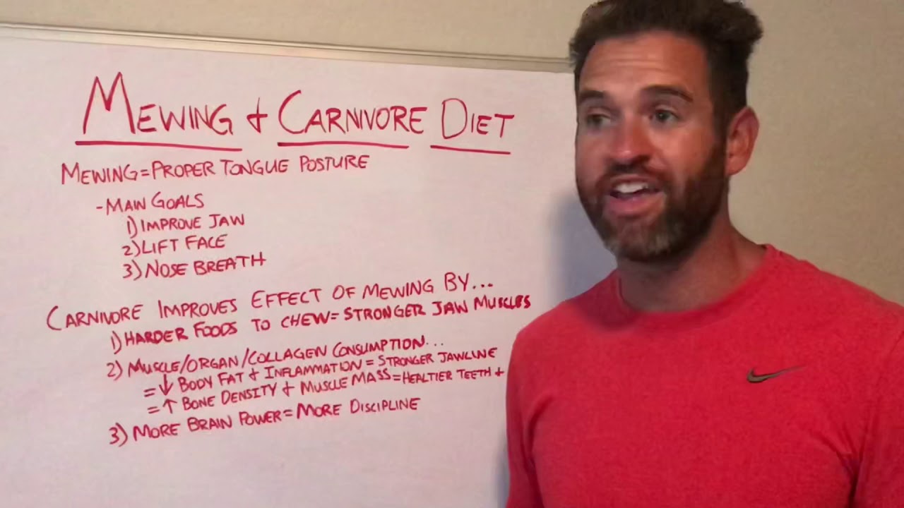 Mewing and Carnivore Diet = MAJOR RESULTS - YouTube