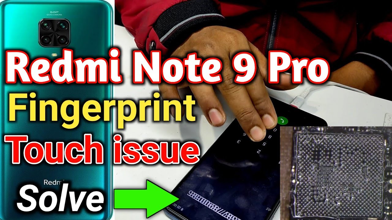 Redmi note 9 Pro fingerprint touch problem || Redmi note 9 Pro touch ...