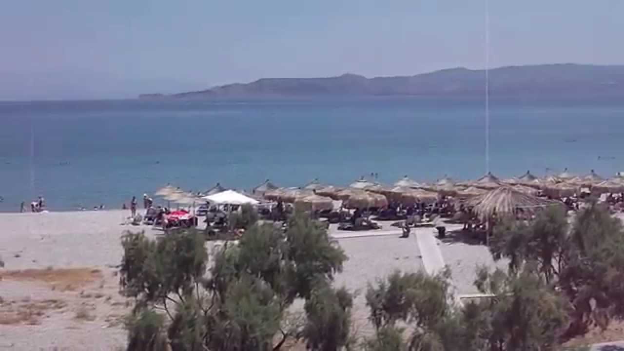 VRACHATI GR main beach - YouTube