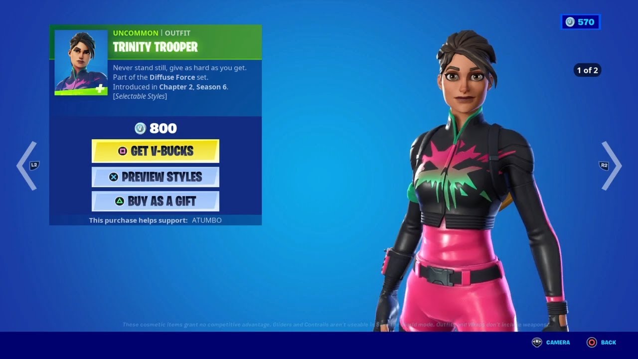 Fortnite Item Shop TRINITY TROOPER RETURNS! March 8th, 2022 - YouTube