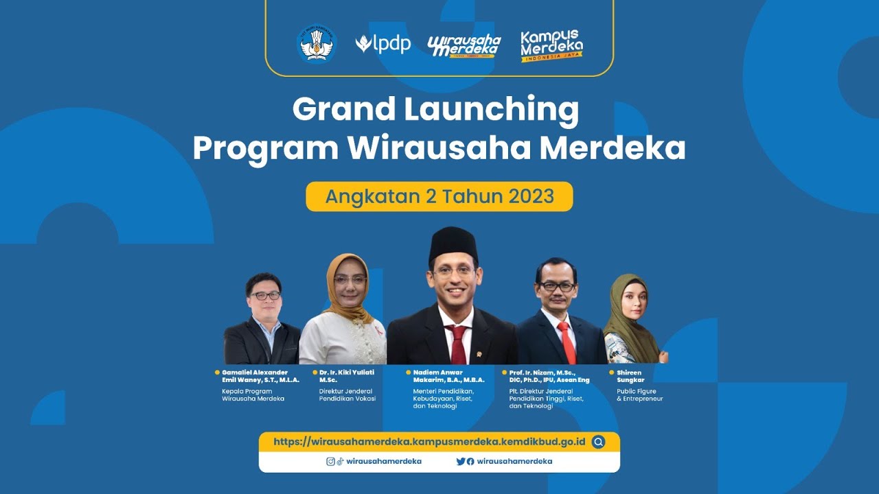 Grand Launching Program Wirausaha Merdeka - YouTube