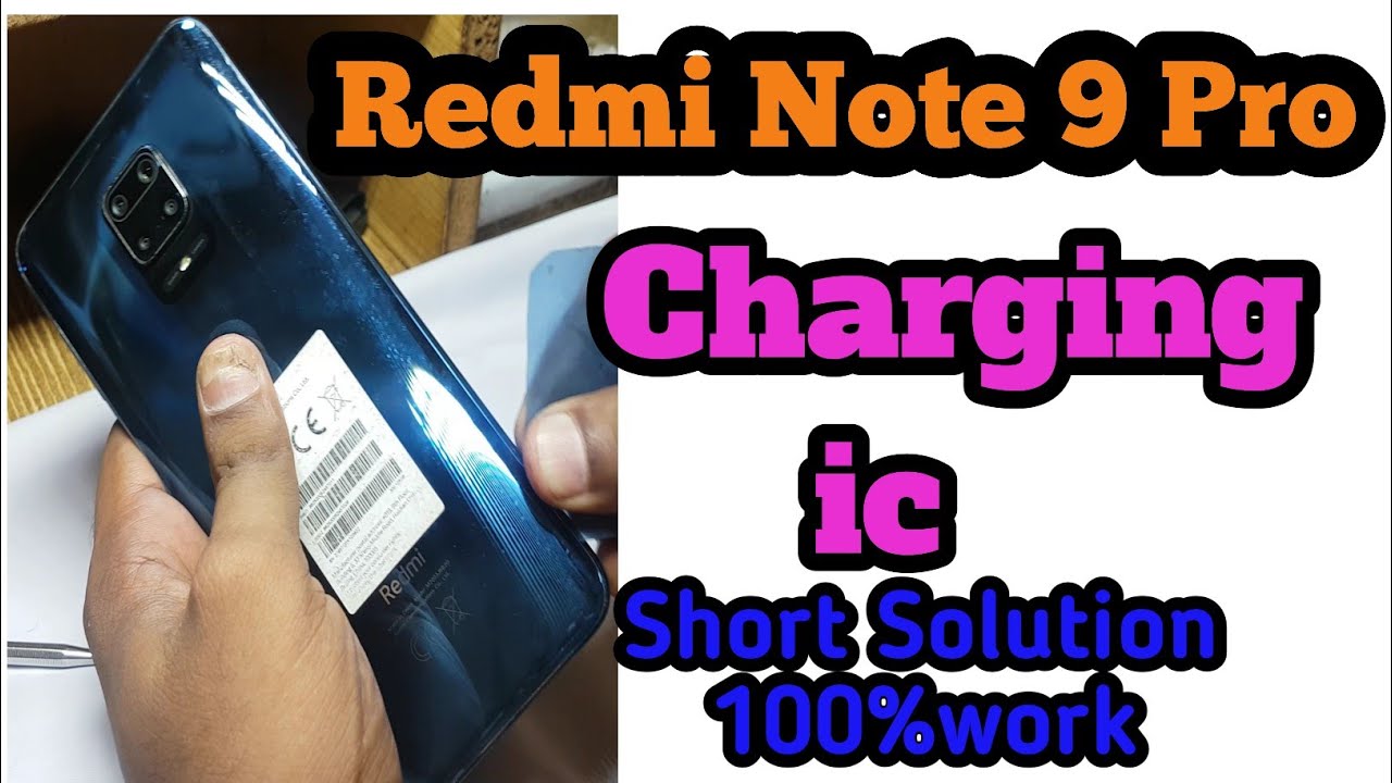 Redmi Note 9 Pro Charging ic Problem | Redmi Note 9 Pro Charging ...