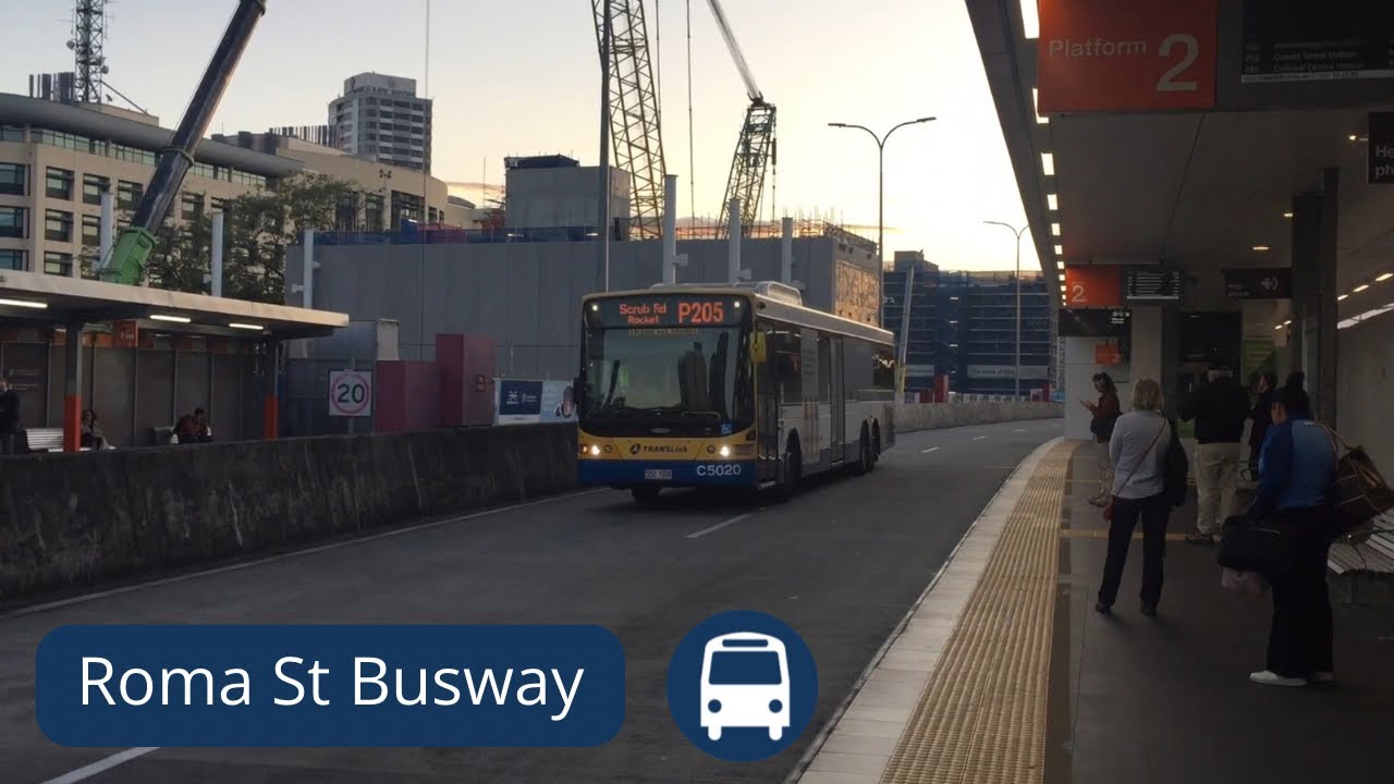 Brisbane TransLink Bus Vlog: Buses at Roma St Busway Station - YouTube