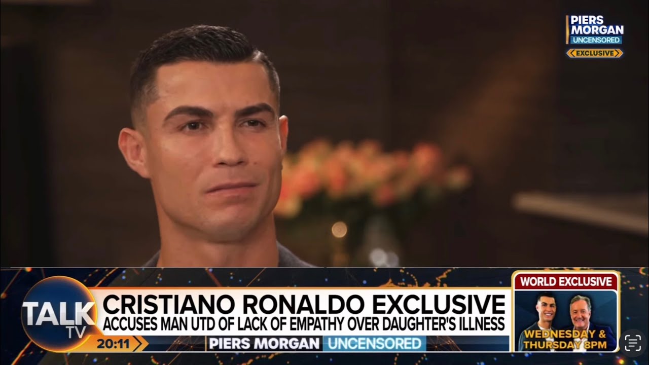 Cristiano Ronaldo Exclusive Interview | New Clip | Lack Of Empathy Over ...