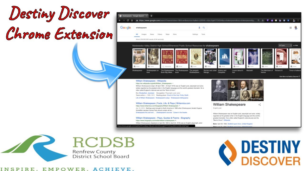 Configure the Destiny Discover Chrome Extension for your School Library ...