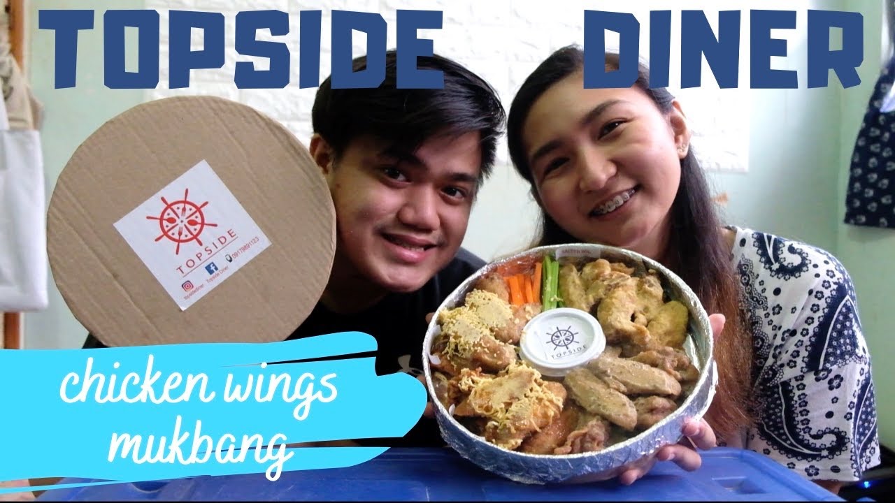 TOPSIDE DINER CHICKEN WINGS MUKBANG | Ixan & Monics - YouTube