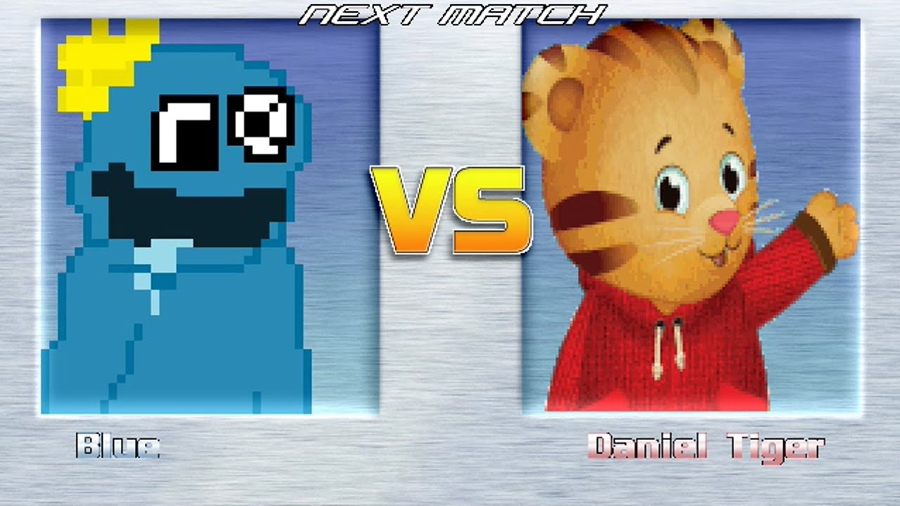 M.U.G.E.N BATTLES | Blue vs Daniel Tiger | Rainbow Friends vs Daniel ...