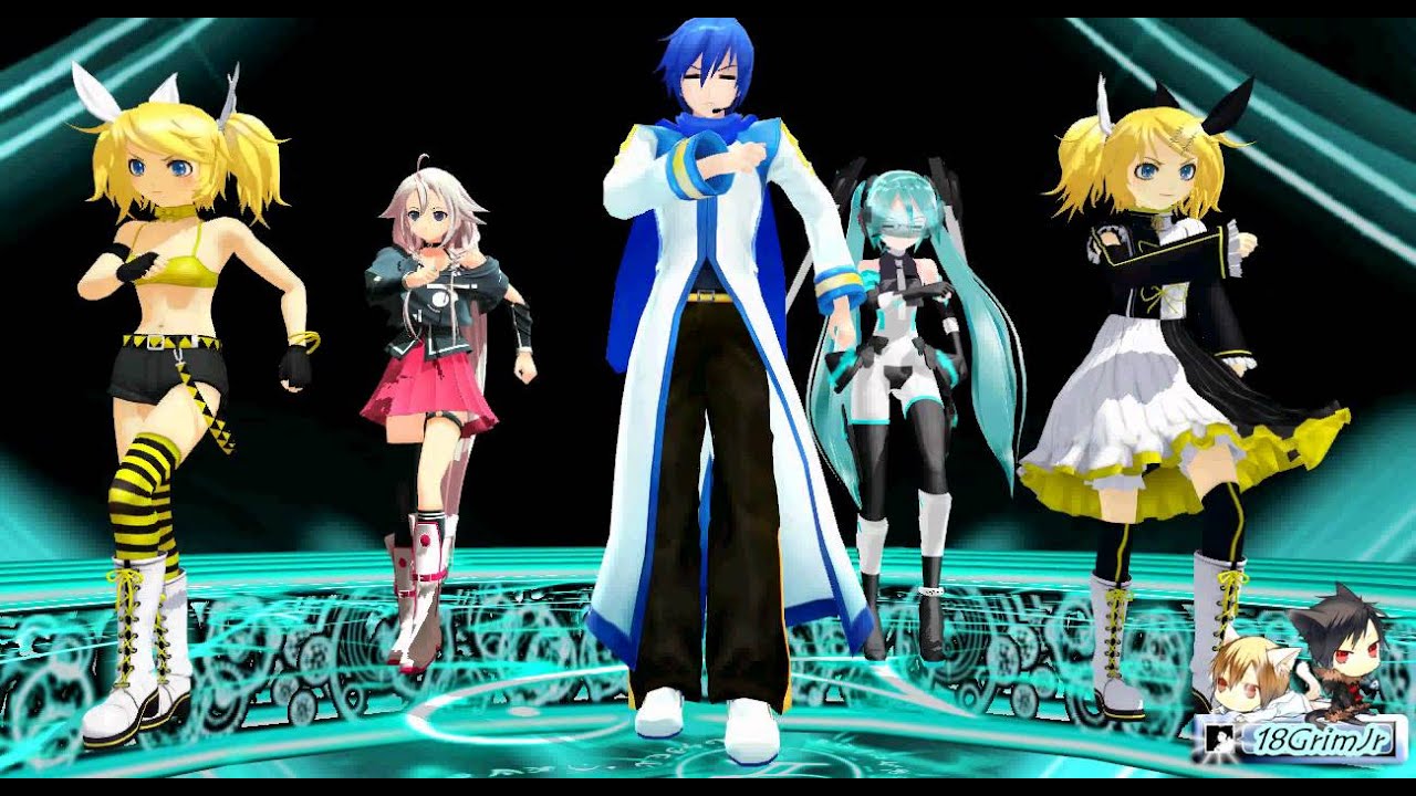 MMD Party rock vocaloid - YouTube