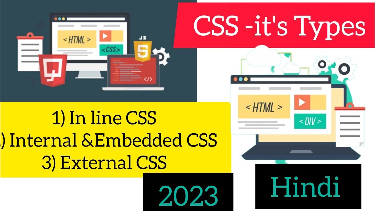Css - It's Types || HTML css #inline #internal #css - YouTube