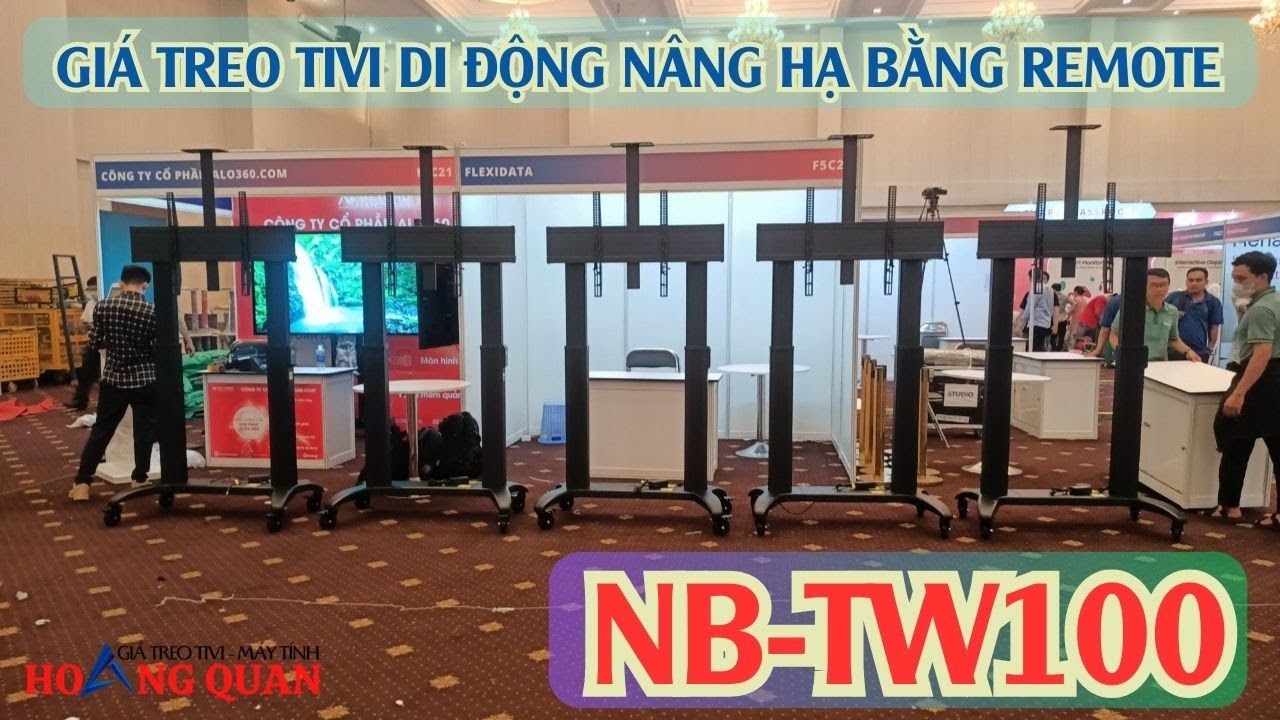 Trải nghiệm Giá Treo Tivi Di Động NB-TW100 Mới Nhất Hiện Nay - YouTube