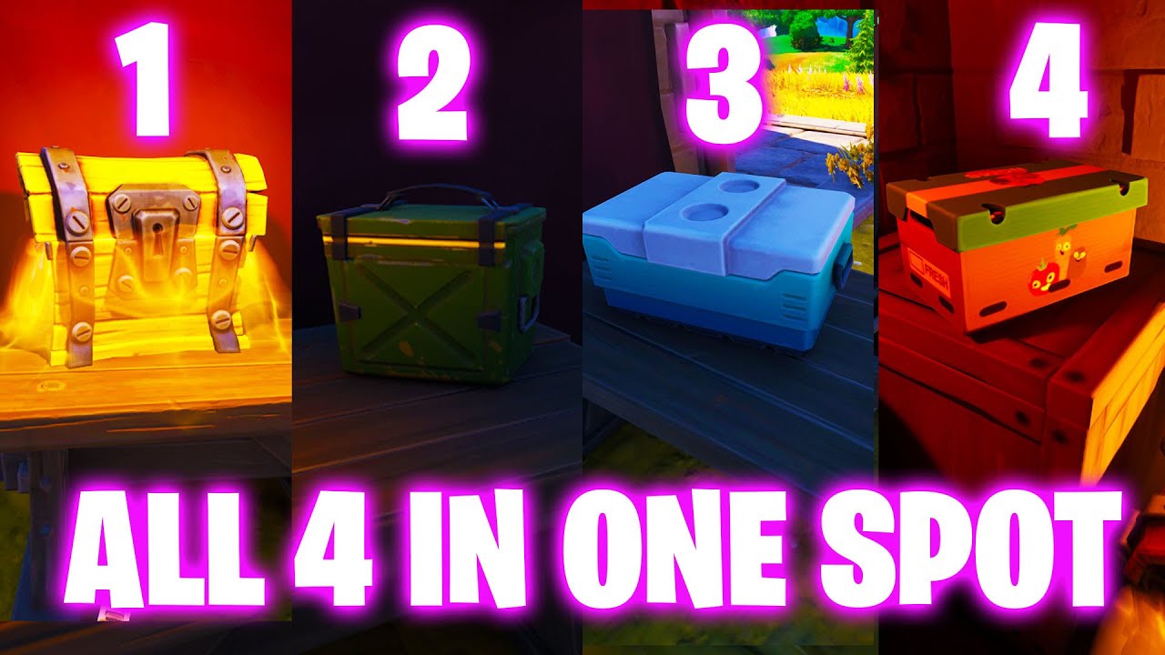 Search different kinds of containers Fortnite - YouTube