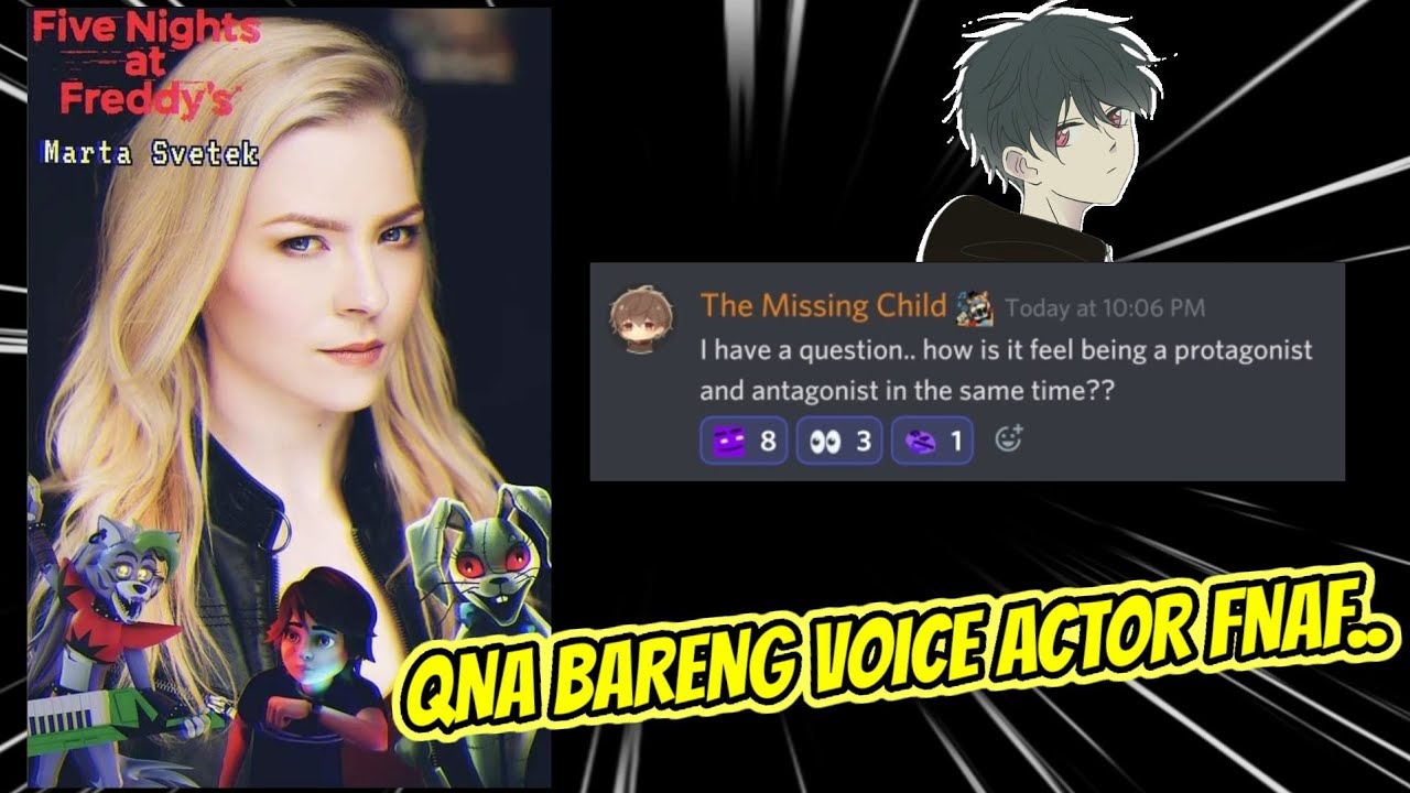 VOICE ACTOR FNAF SECURITY BREACH MENJAWAB PERTANYAANKU!!.. | Live QNA ...