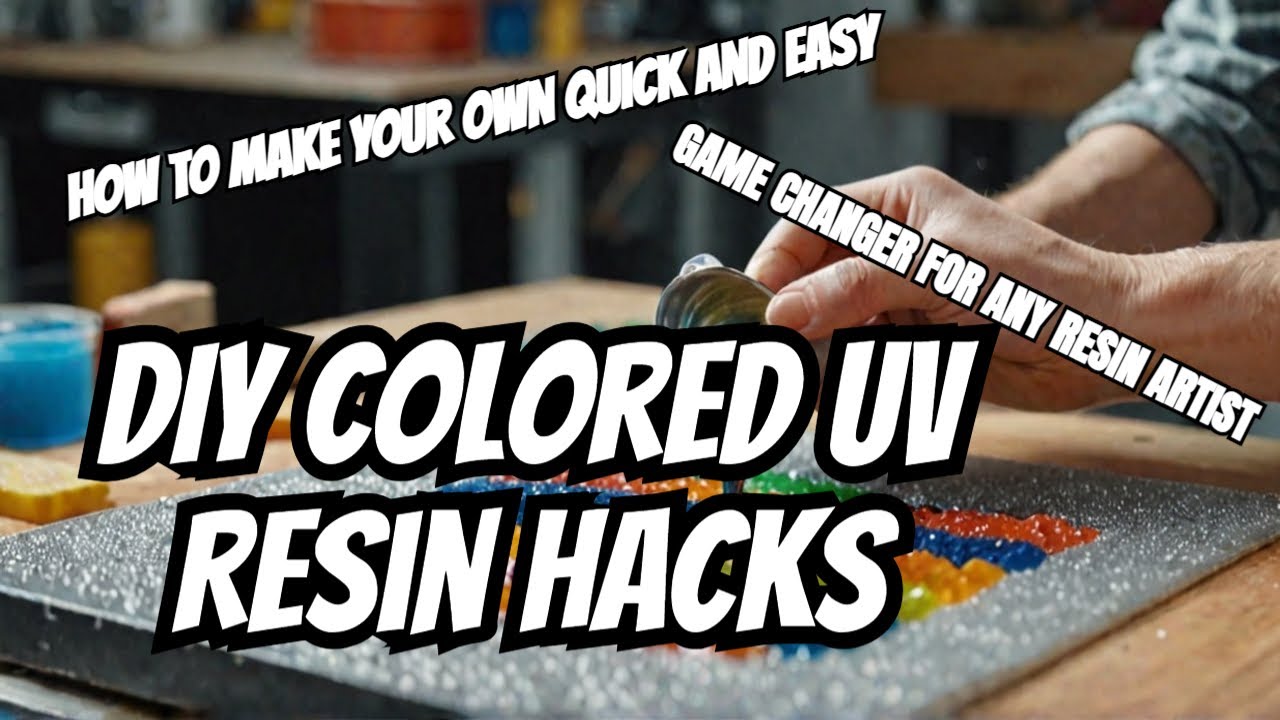 Game Changer! You WON'T BELIEVE How Easy It Is to Make DIY Colored UV ...