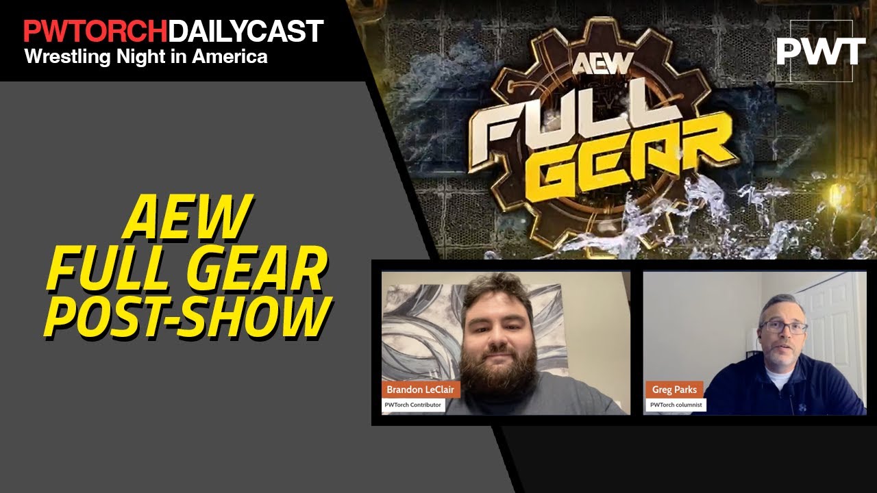 AEW Full Gear LIVE Post-show w/Brandon LeClair & Greg Parks - YouTube