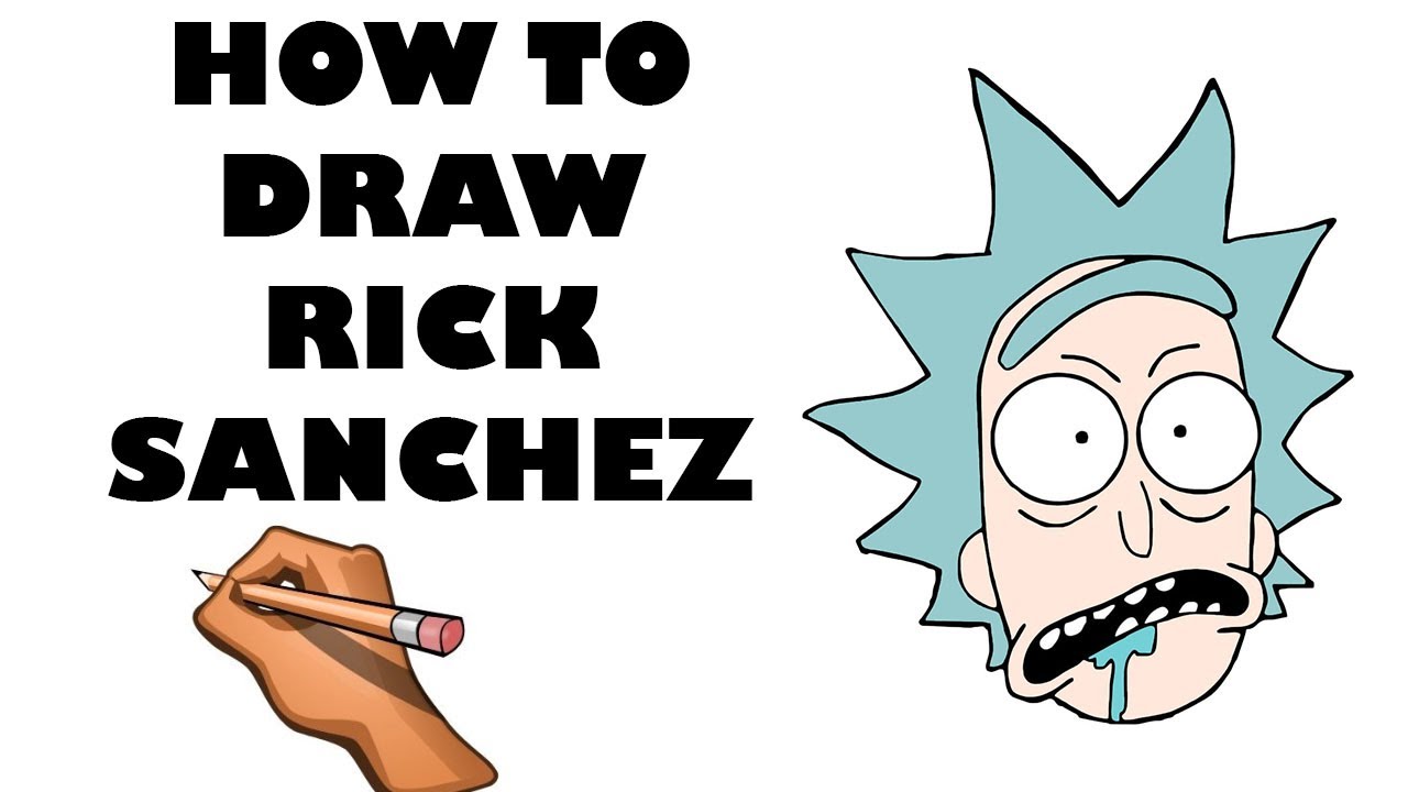 HOW TO DRAW RICK SANCHEZ - YouTube