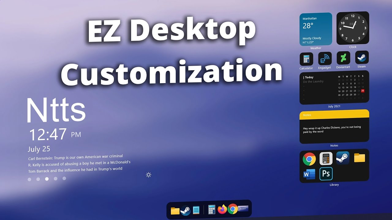 All In One Windows Desktop Customizer! - YouTube
