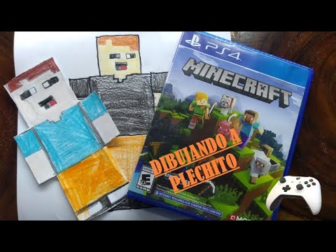 DIBUJANDO 🎨 A PLECHITO 🧍🏻‍♂️ DE MINECRAFT 🎮🔨🪓🗡🟧🟫⬛/#PLECH #MINECRAFT # ...
