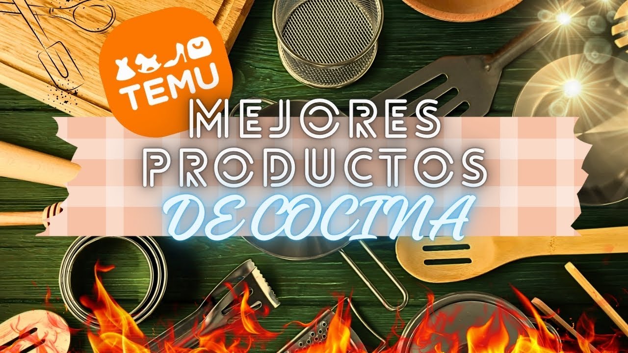 ¡COCINA como un CHEF con estos UTENSILIOS de TEMU! - YouTube