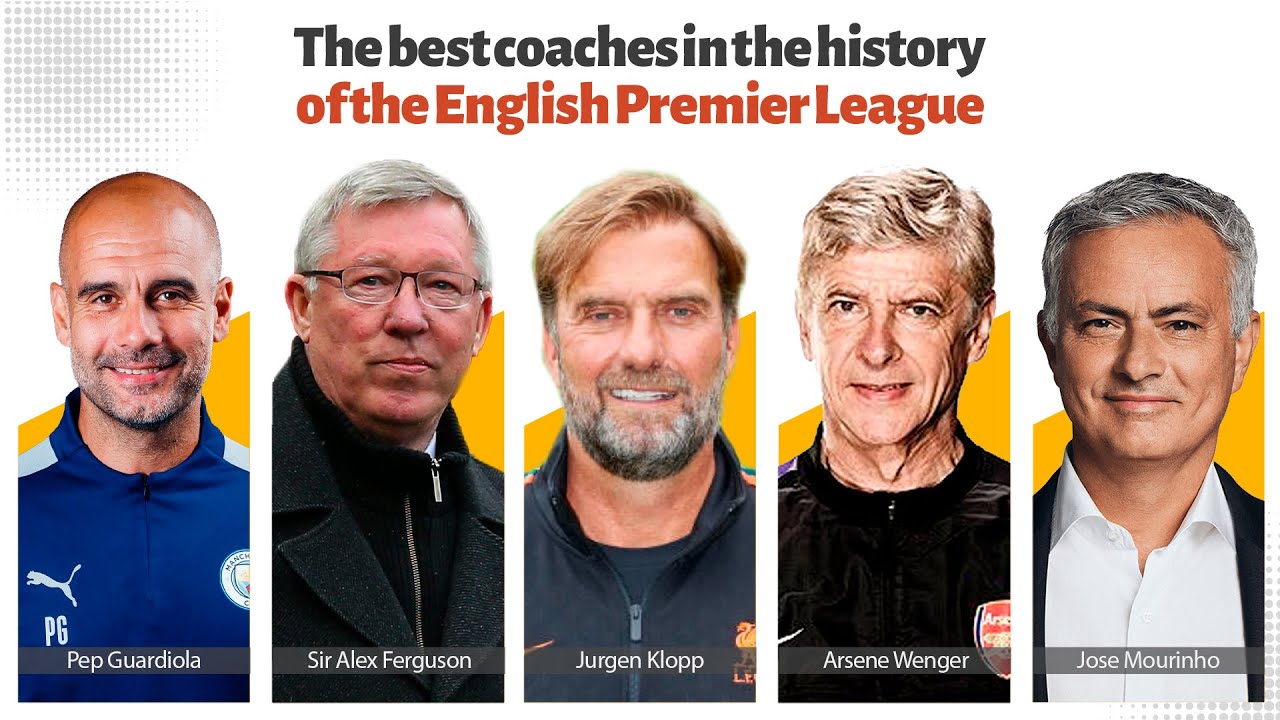 The best coaches in the history of the English Premier League in terms ...