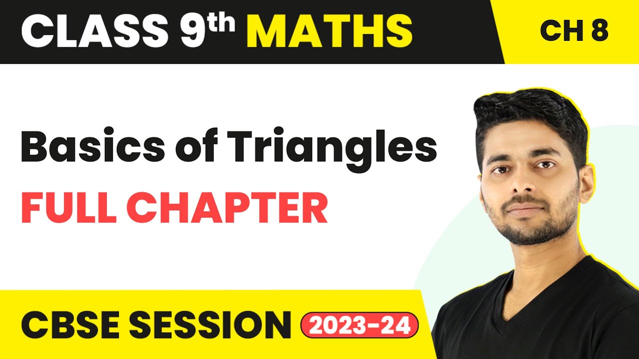 Basics of Triangles - Full Chapter Revision /Concepts/Formula/Tricks ...
