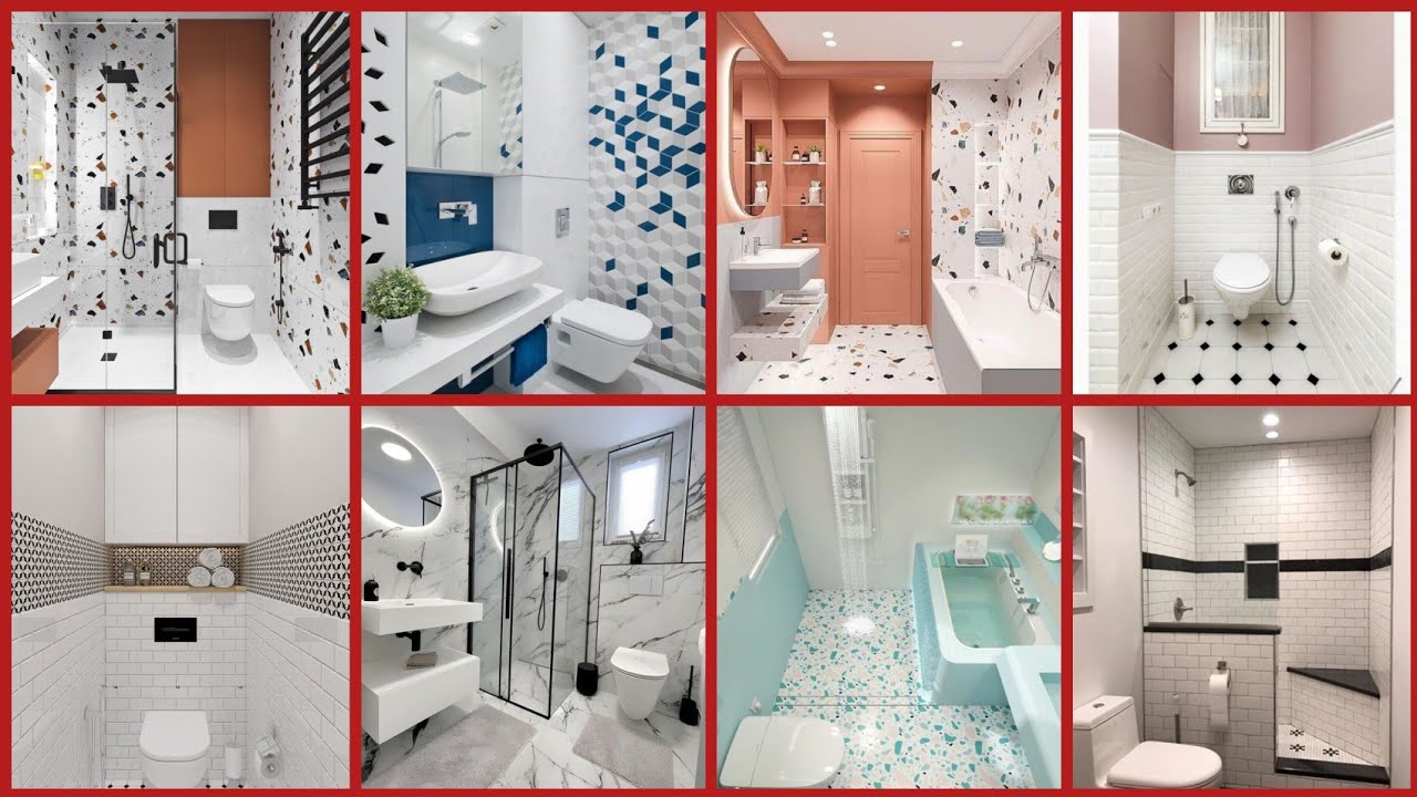 washroom tiles design ideas | bathroom tiles patterns ideas - YouTube