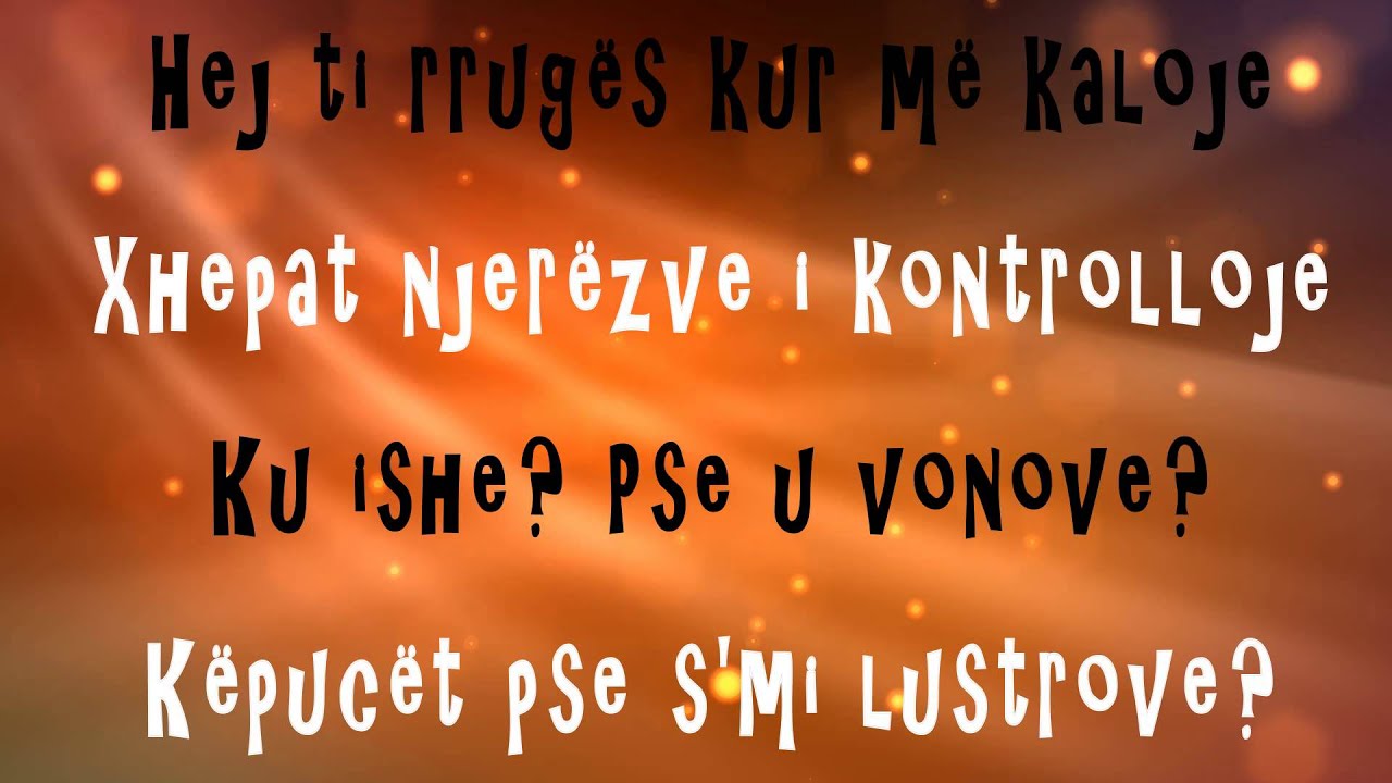 Andi Shkoza - Ti qenke si dhelper dinake (Official Lyrics Video) - YouTube