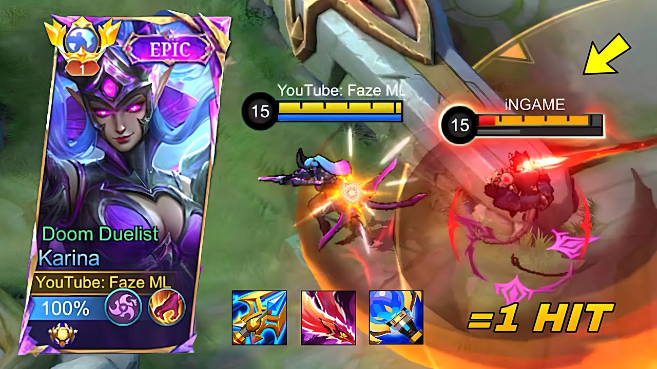 KARINA BEST 1 HIT BUILD 2024!!🔥 - YouTube
