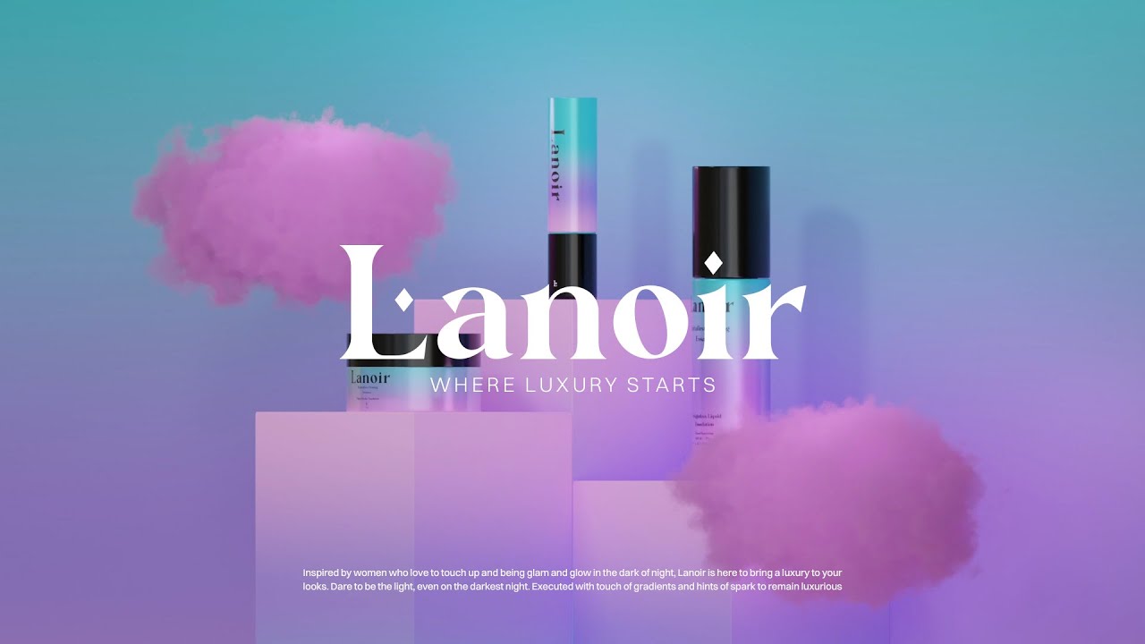 Lanoir 3D Product Animation | Cosmetics & Skincare Short Animated ...