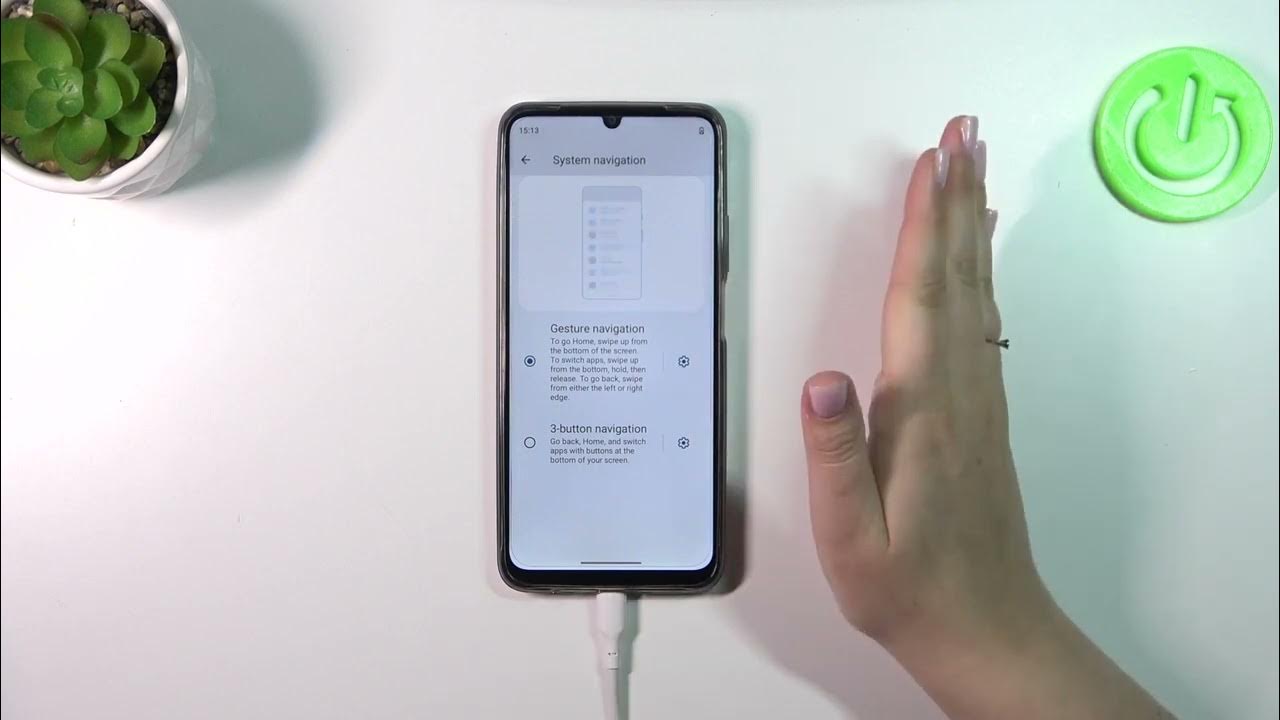 How to Set Navigation Gestures in Realme C51 – Remove Navigation Buttons - YouTube