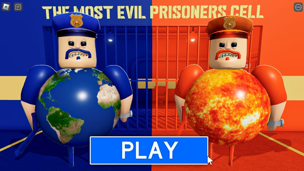 BARRY EARTH Vs BARRY SUN in BARRY'S PRISON RUN! New Scary Obby (#Roblox ...