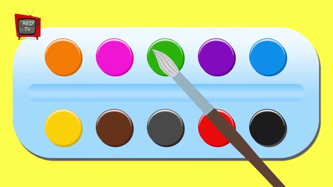 Learning Colors with 3D Pacman Color Palette for Kids - Colours for ...